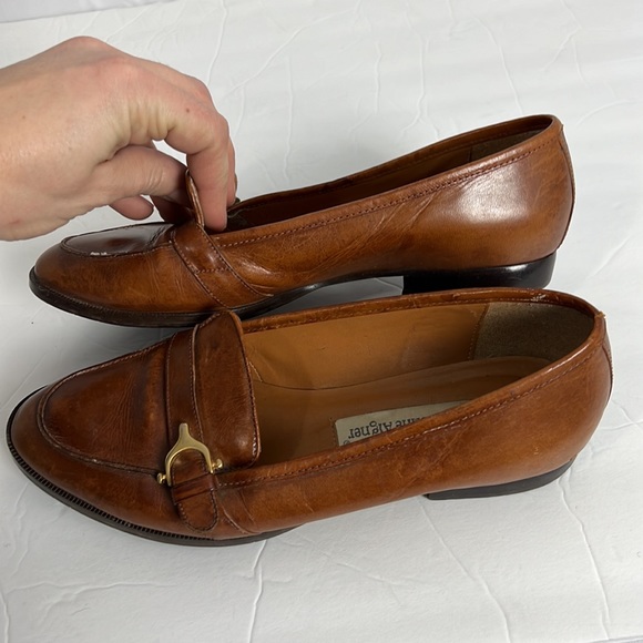 Etienne Aigner | Shoes | Vintage Camel Colored Leather Etienne Aigner ...